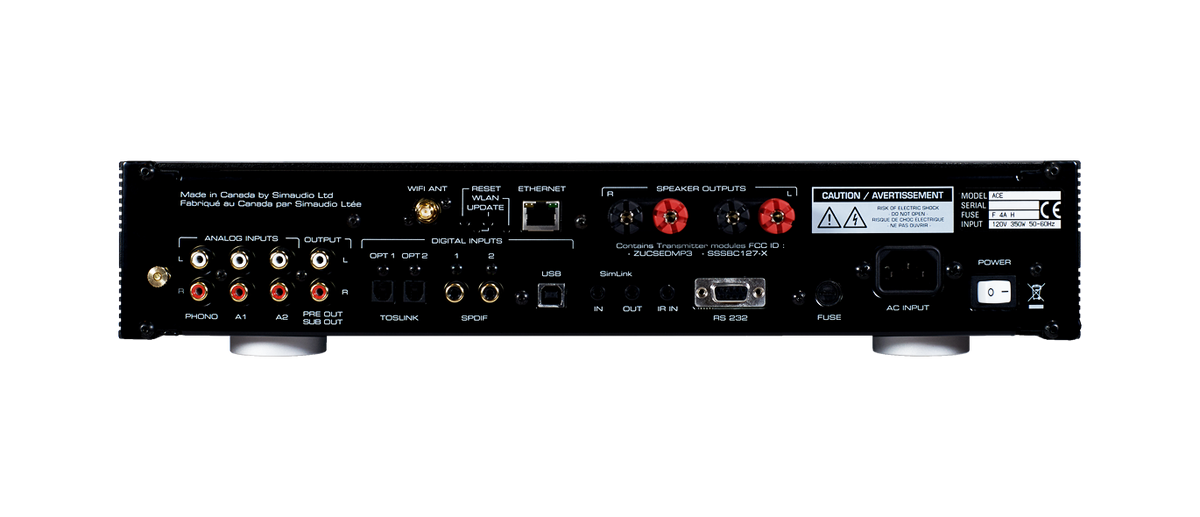 Moon by Simaudio ACE Integrated Amp with Streamer with Voice 22 Loudsp ...